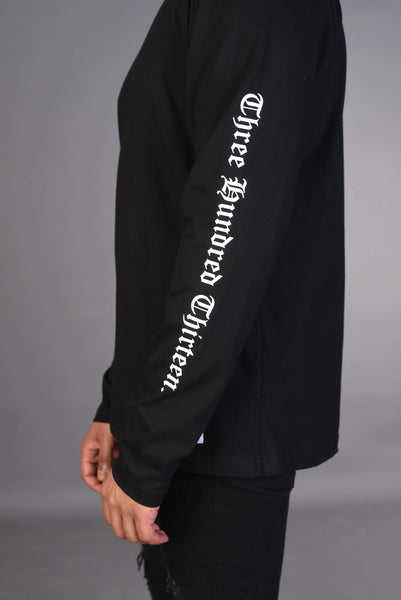 Three Hundred Thirteen Long Sleeve - Black Tee